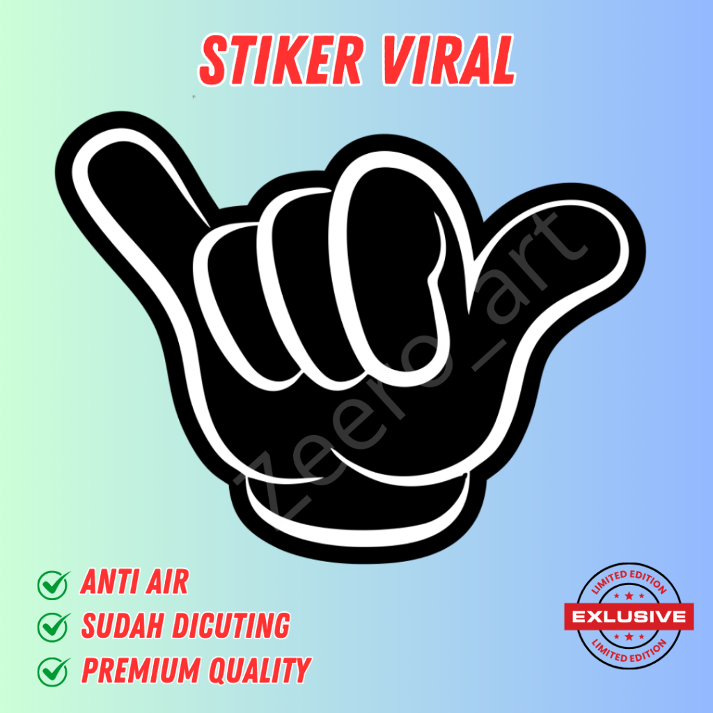 Jual STIKER VIRAL SINTAK EMPAT PILIHAN WARNA / STICKER / SETIKER RACING ...
