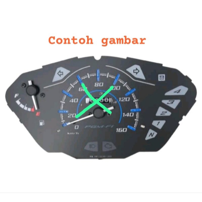 Jual Mesin speedometer rpm kilometer honda supra x 125 fi 2014-2015 ...