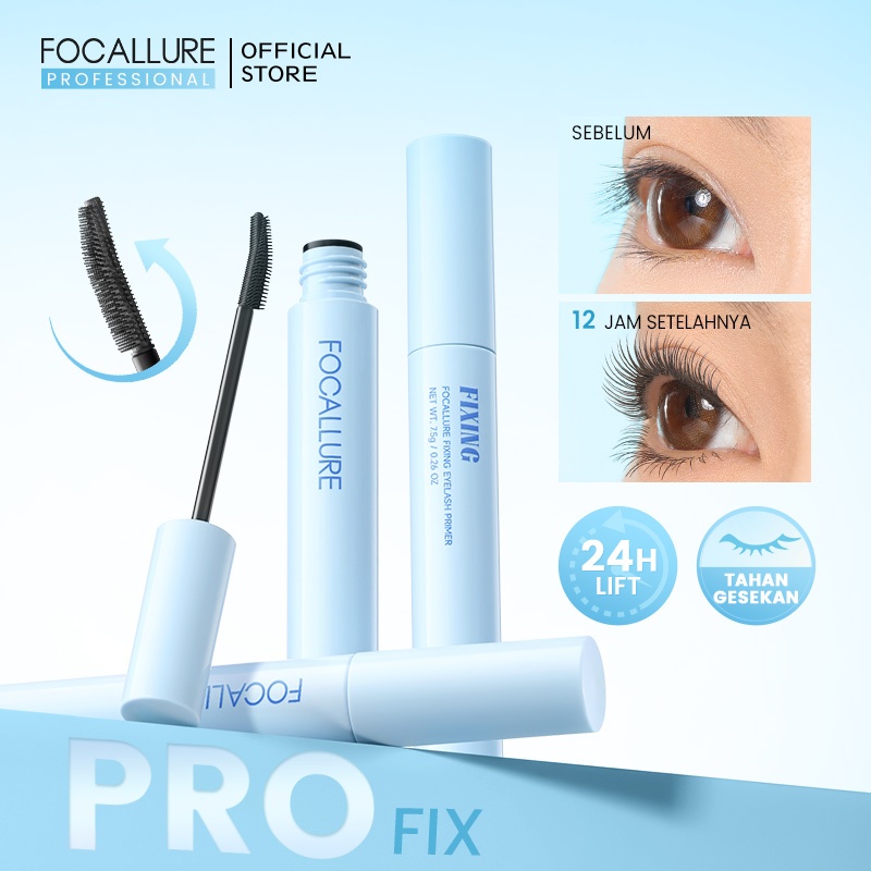 Jual FOCALLURE Pro-fix Stay Curl Mascara Primer Last 24H | Shopee Indonesia