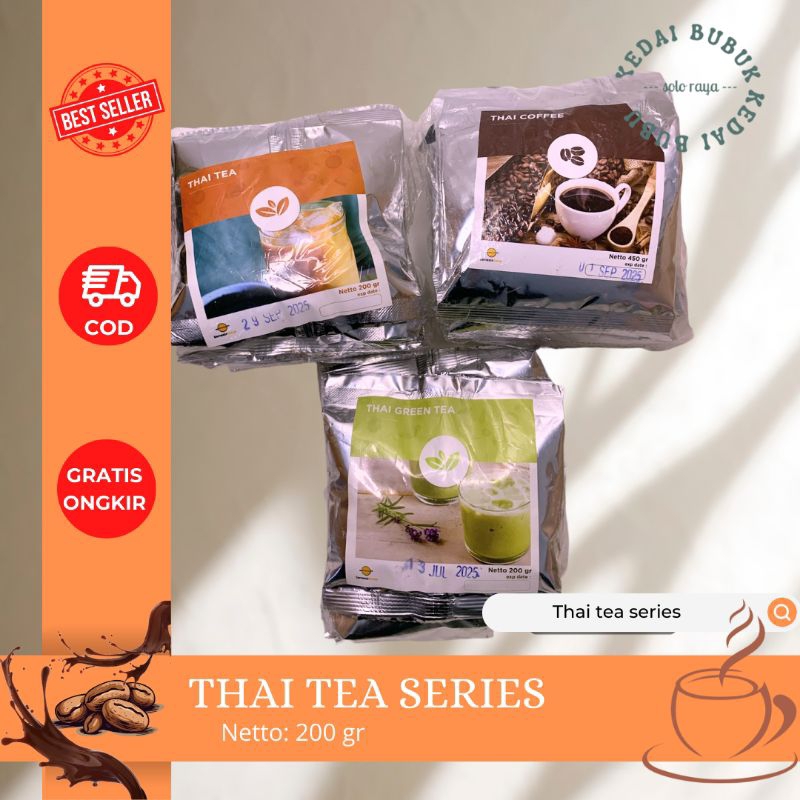 Jual THAI TEA SERIES KEMASAN SACHET / powder premium tea bubuk thai tea ...
