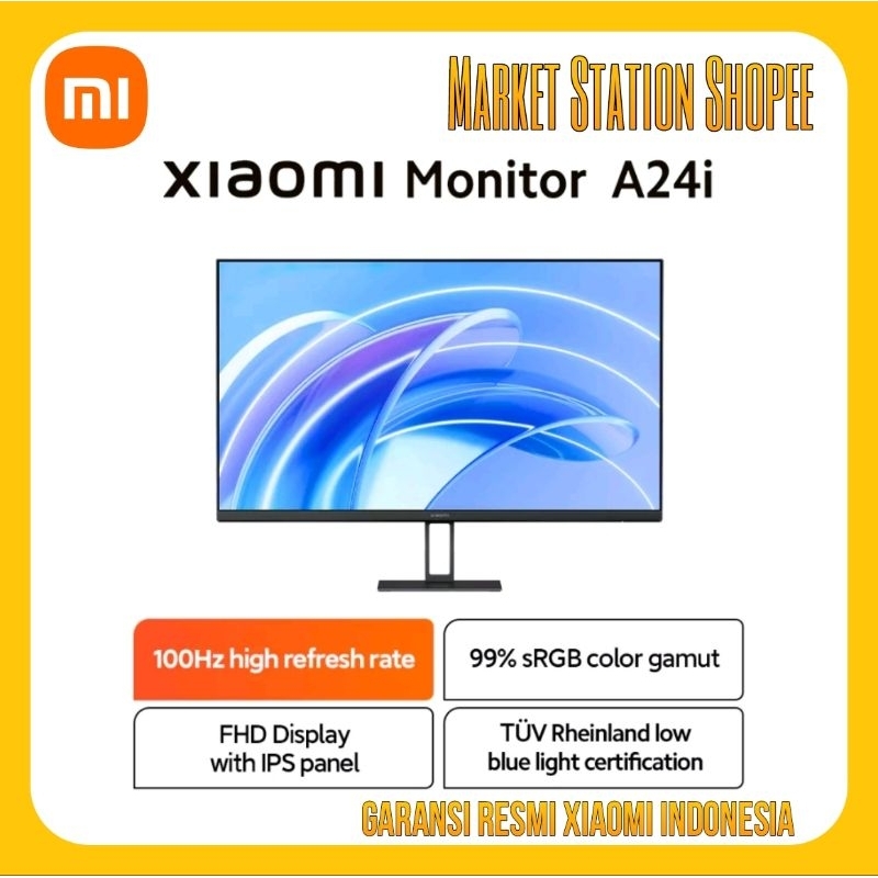 Jual Monitor Xiaomi 24 Inch Gaming Monitor FHD 100Hz IPS A24i Garansi ...