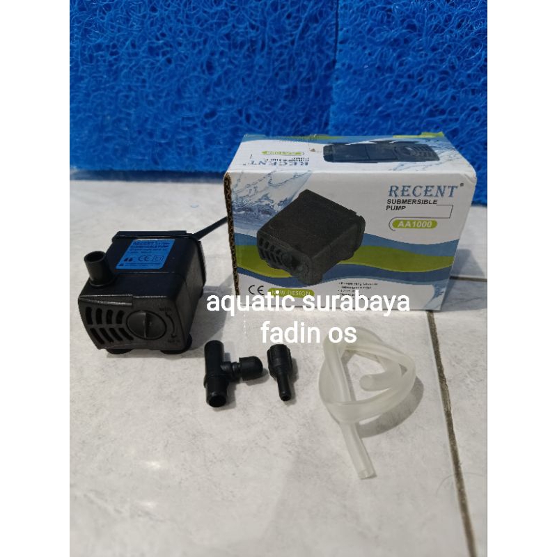 Jual POMPA AQUARIUM KECIL POMPA CELUP AQUARIUM MINI RECENT AA 1000 ...
