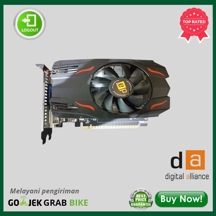 Jual VGA CARD DIGITAL ALLIANCE GTX 750TI 4GB GDDR5 128 BIT NVIDIA GRAPHIC | Shopee Indonesia