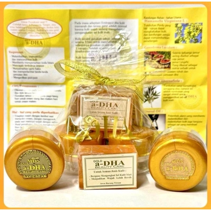 Jual PAKET CREAM a GHA GOLD ORIGINAL HOLOGRAM MDS EMBOS LENGKAP ...