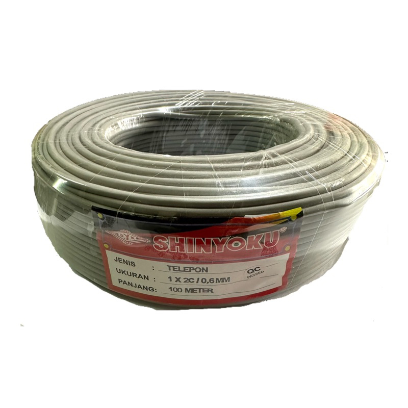 Jual Kabel Telepon Shinyoku Kabel Instalasi Walet 100 meter | Shopee ...