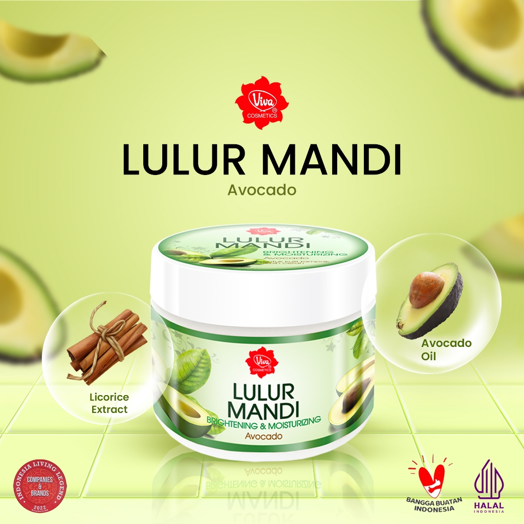 Jual Viva Lulur Mandi Brightening & Moisturizing with Body Scrub ...