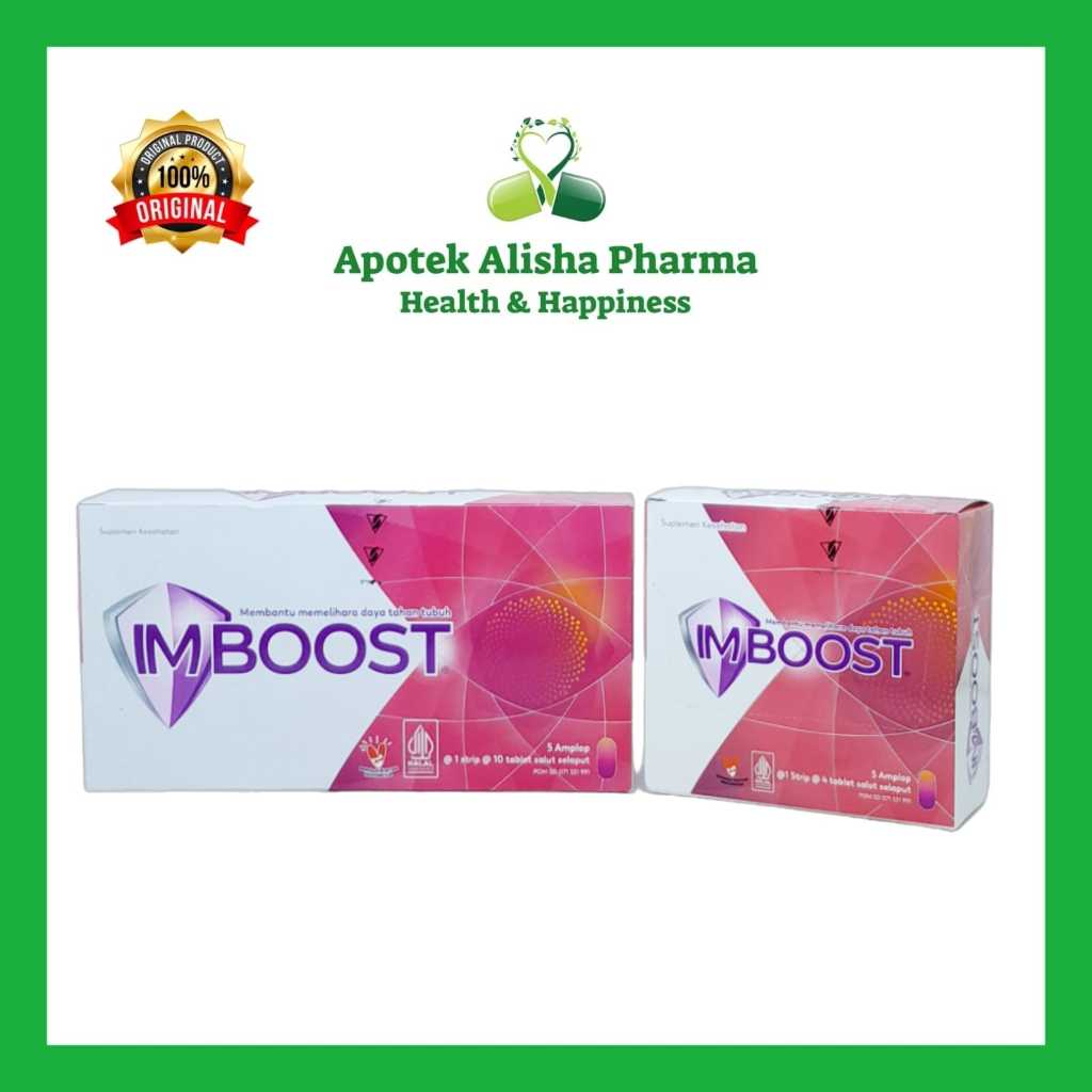 Jual Imboost Tablet (Strip 4/10tablet ) Suplemen Kesehatan Daya Tahan ...