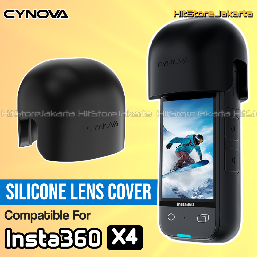 Jual Cynova Silicone Lens Cover Aksesoris For Insta360 X4 Pelindung ...