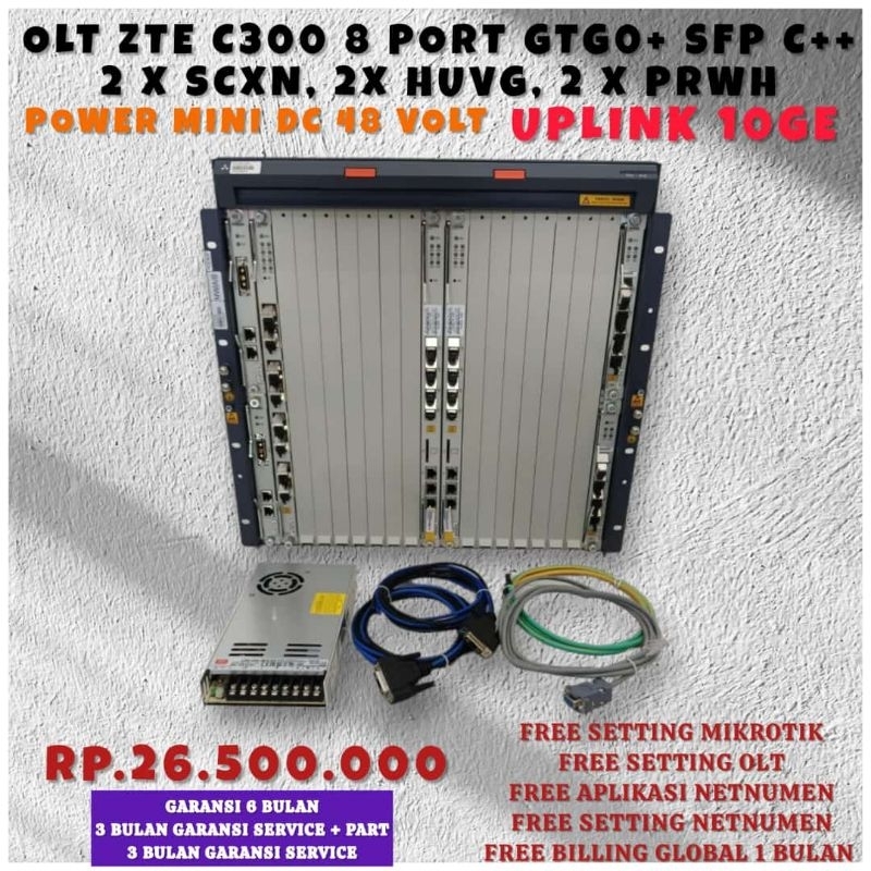 Jual OLT ZTE C300 8 PORT (POWER DC MINI) | Shopee Indonesia