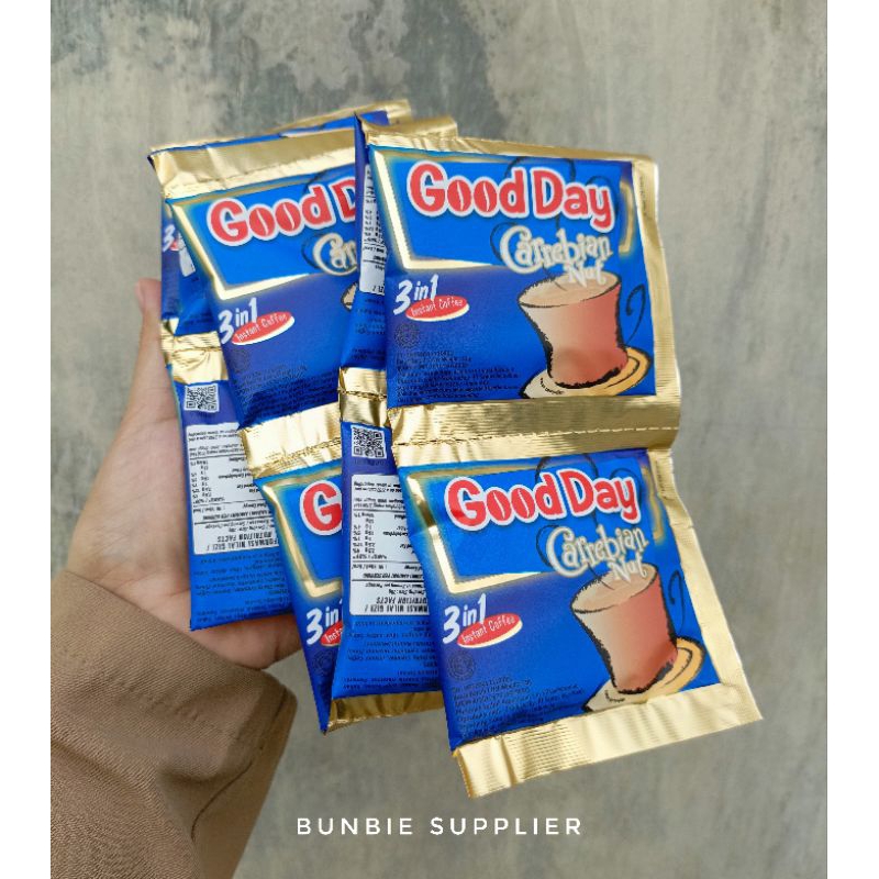 Jual Kopi Good Day CARREBIAN NUT 3 In 1 Isi 10pcs (Renceng) | Shopee ...