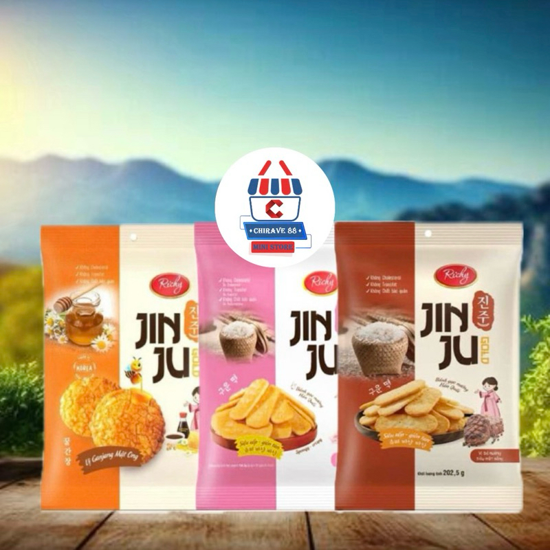 Jual Richy Jin Ju Gold Rice Crackers - Krekers Beras 100g & 134.4g ...