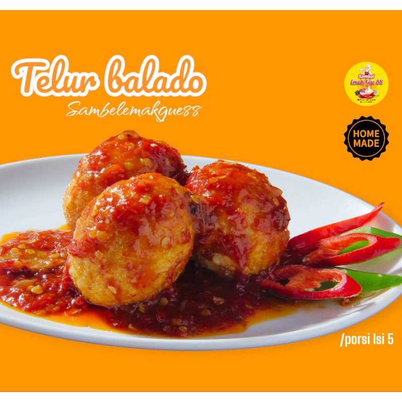 Jual TELIR BALADO/PORSI (ISI 5 TELUR ) PEDASNYA STANDAR | Shopee Indonesia