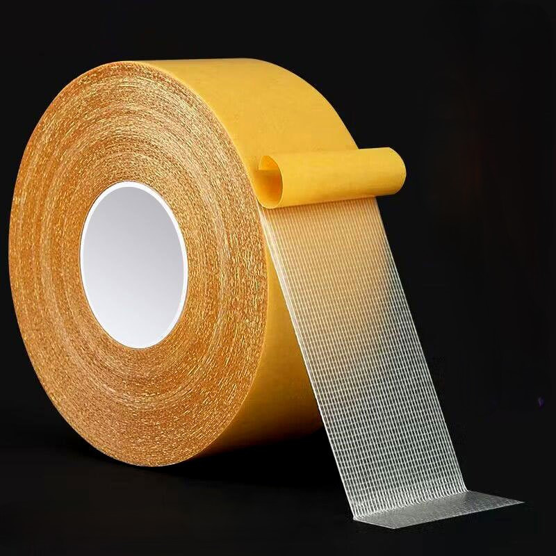 Jual Double Tape Kain Dua Sisi Lakban Kuning Perekat Kuat Isolasi ...