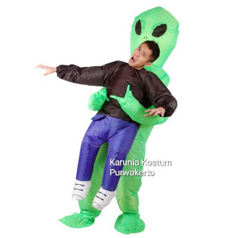 Jual KOSTUM ALIEN UFO ( DI GENDONG ALIEN ) COSPLAY BADUT LUCU KARAKTER ...