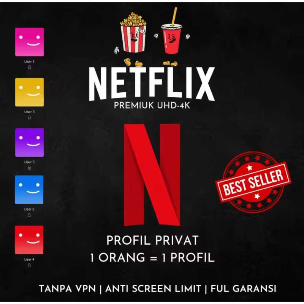 Jual netflix premium uhd -4k | Shopee Indonesia
