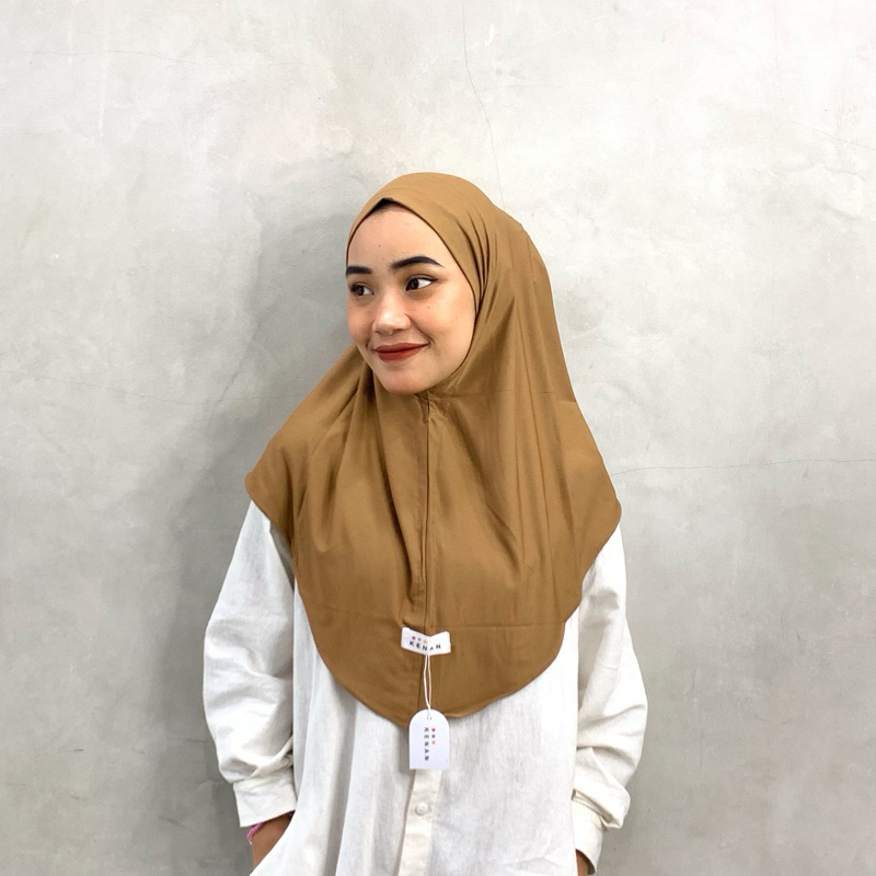 Jual KENAN - Daily Hijab CLARA Instan Size M / Bergo Non Pet Antem Matt ...