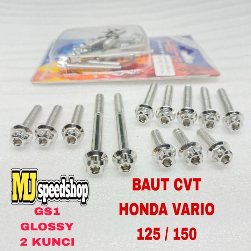 Jual BAUT CVT VARIO 125 150 PROBOLT STAINLESS MODEL GS1 2 KUNCI HENG THAILAND | Shopee Indonesia