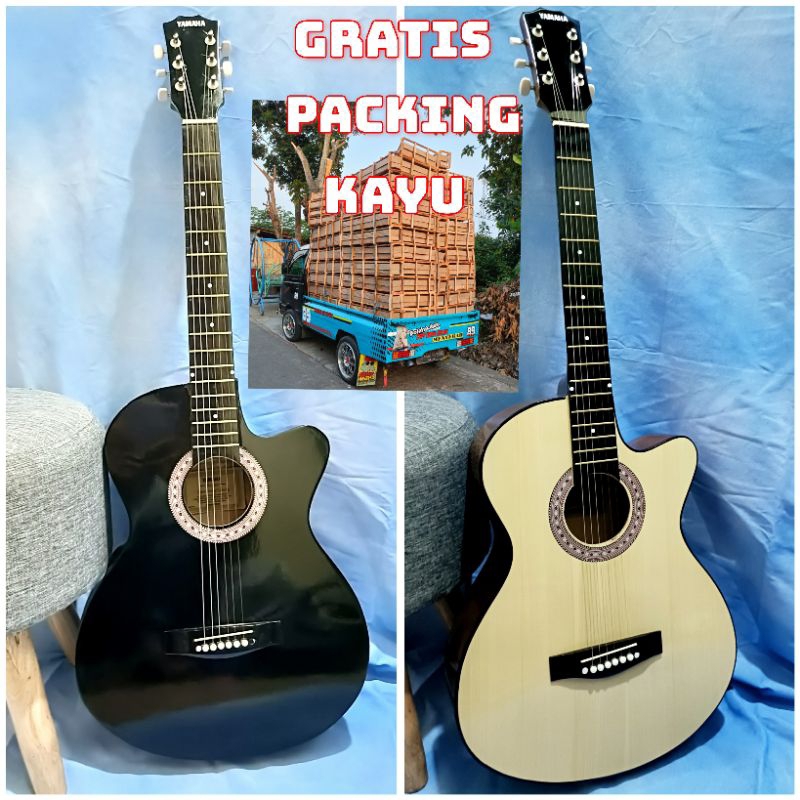 Jual gitar Akustik Yamaha GRATIS PACKING KAYU.GARANSI | Shopee Indonesia