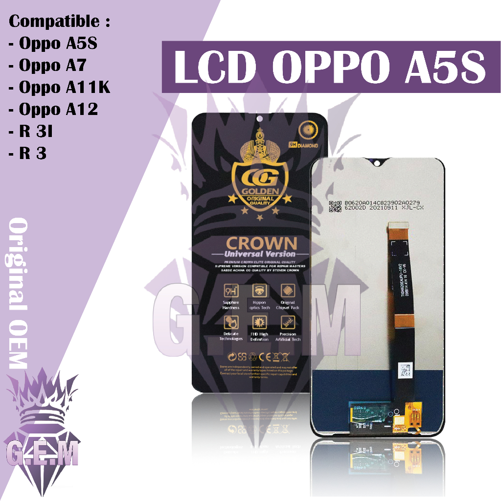 Jual LCD OPPO A5S / A7 / A12 / A11K -REALME 3 / 3I TOUCHSCREEN FULLSET ...