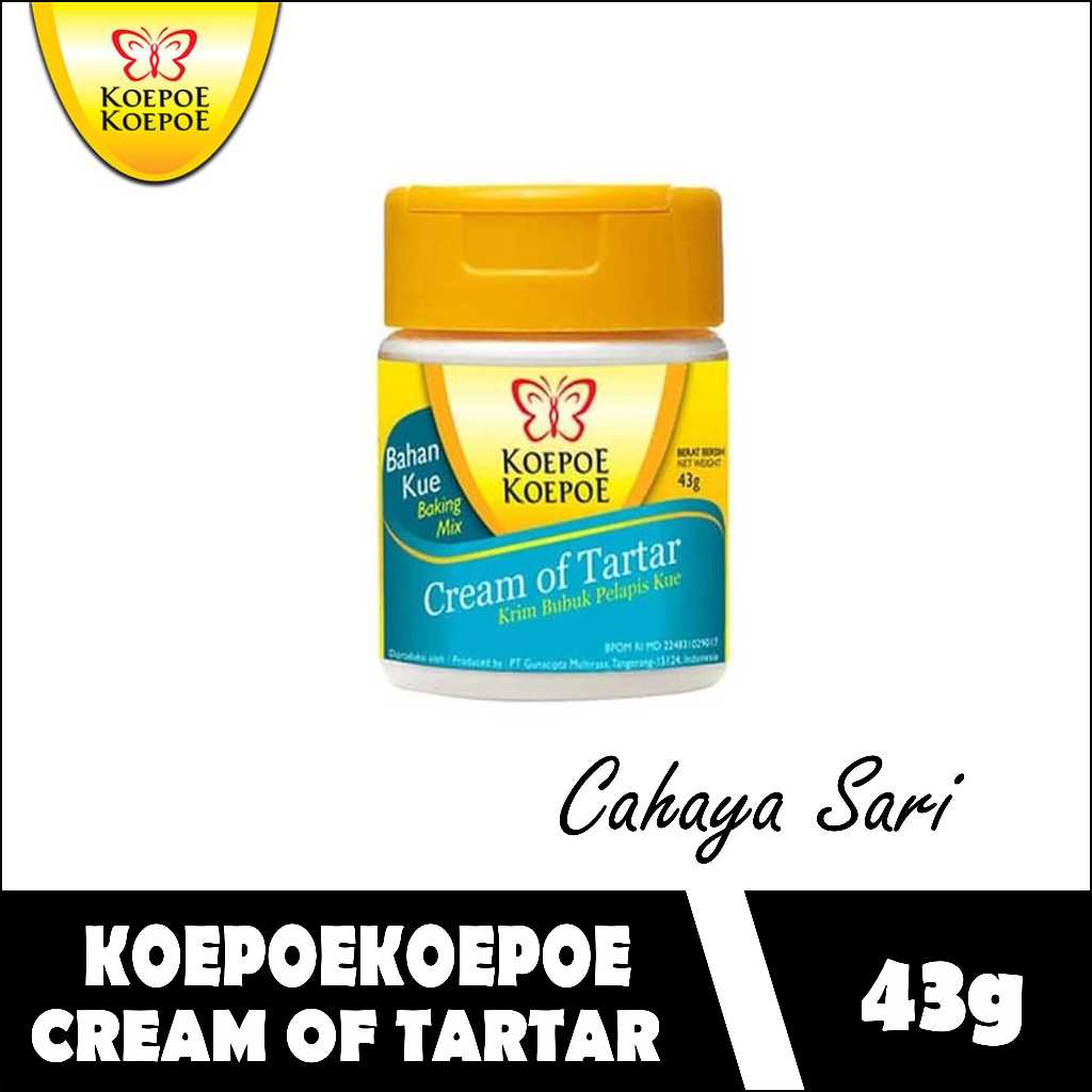 Jual CREAM OF TAR TAR KOEPOE KOEPOE KRIM BUBUK PELAPIS KUE (43gr ...
