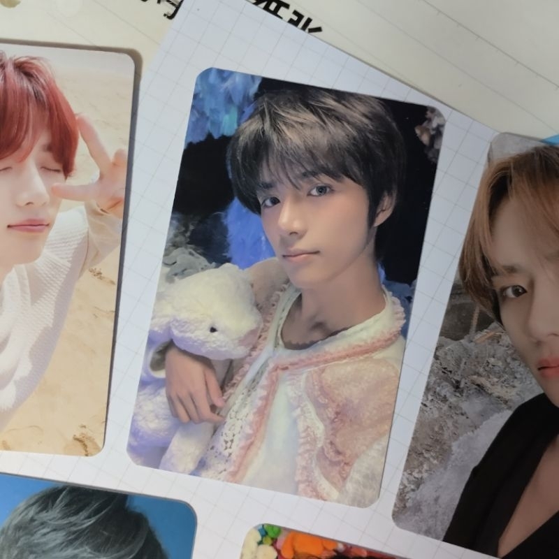 Jual Beomgyu TXT Photocard Official | Lucky Draw Temptation Midsummer Skyblue Benefit PC The ...