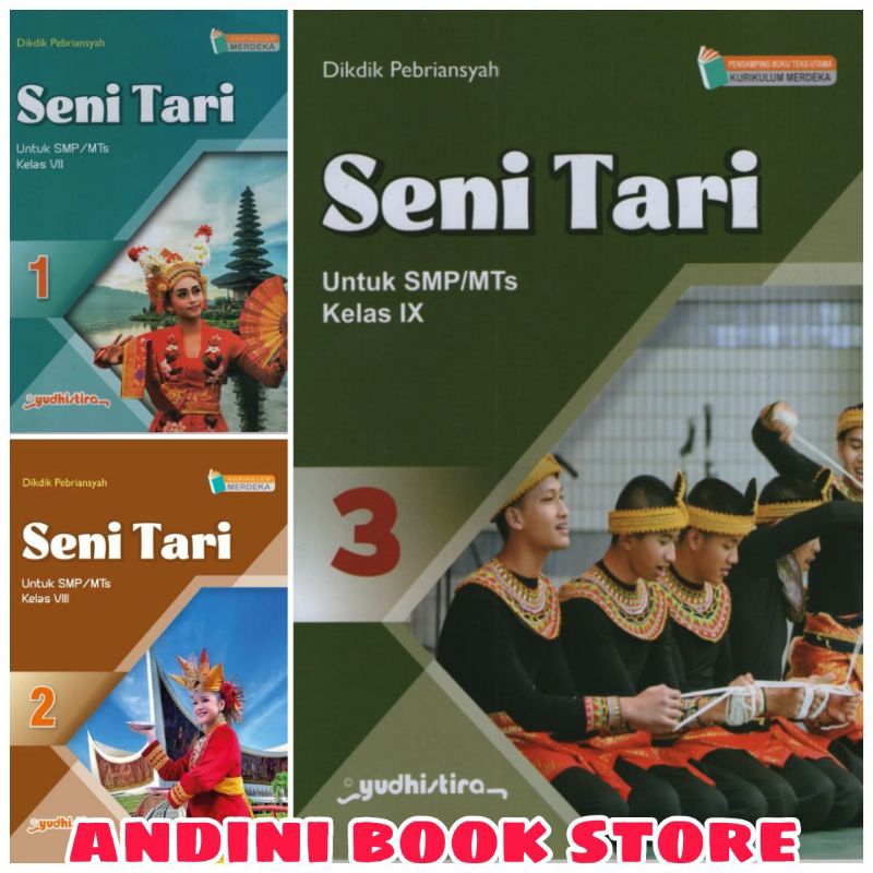 Jual BUKU SENI TARI KELAS 7 8 9 SMP/MTs YUDHISTIRA KURIKULUM MERDEKA | Shopee Indonesia
