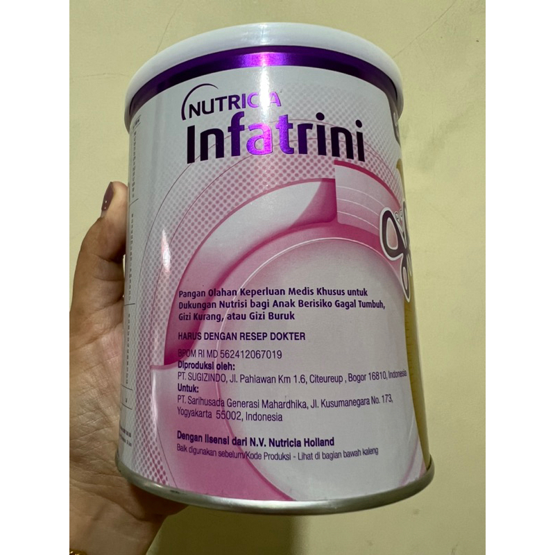 Jual Nutricia Infatrini Powder Susu Bayi dengan Gizi Kurang/Gizi Buruk ...