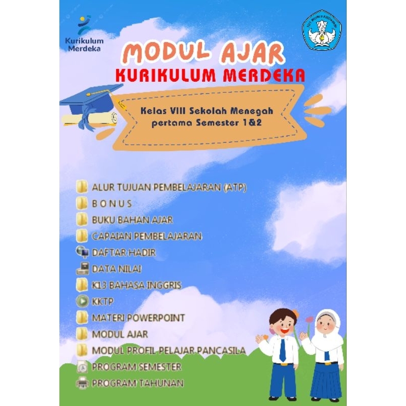 Jual MODUL AJAR SMP KLS 8 KURIKULUM MERDEKA SEMESTER 1&2 | Shopee Indonesia