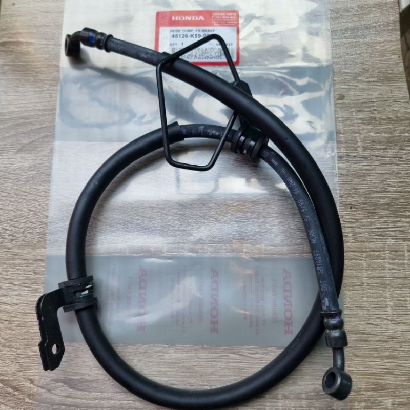 Jual Selang rem depan cakram panjang 95cm Honda beat Fi Esp karbu Vario ...