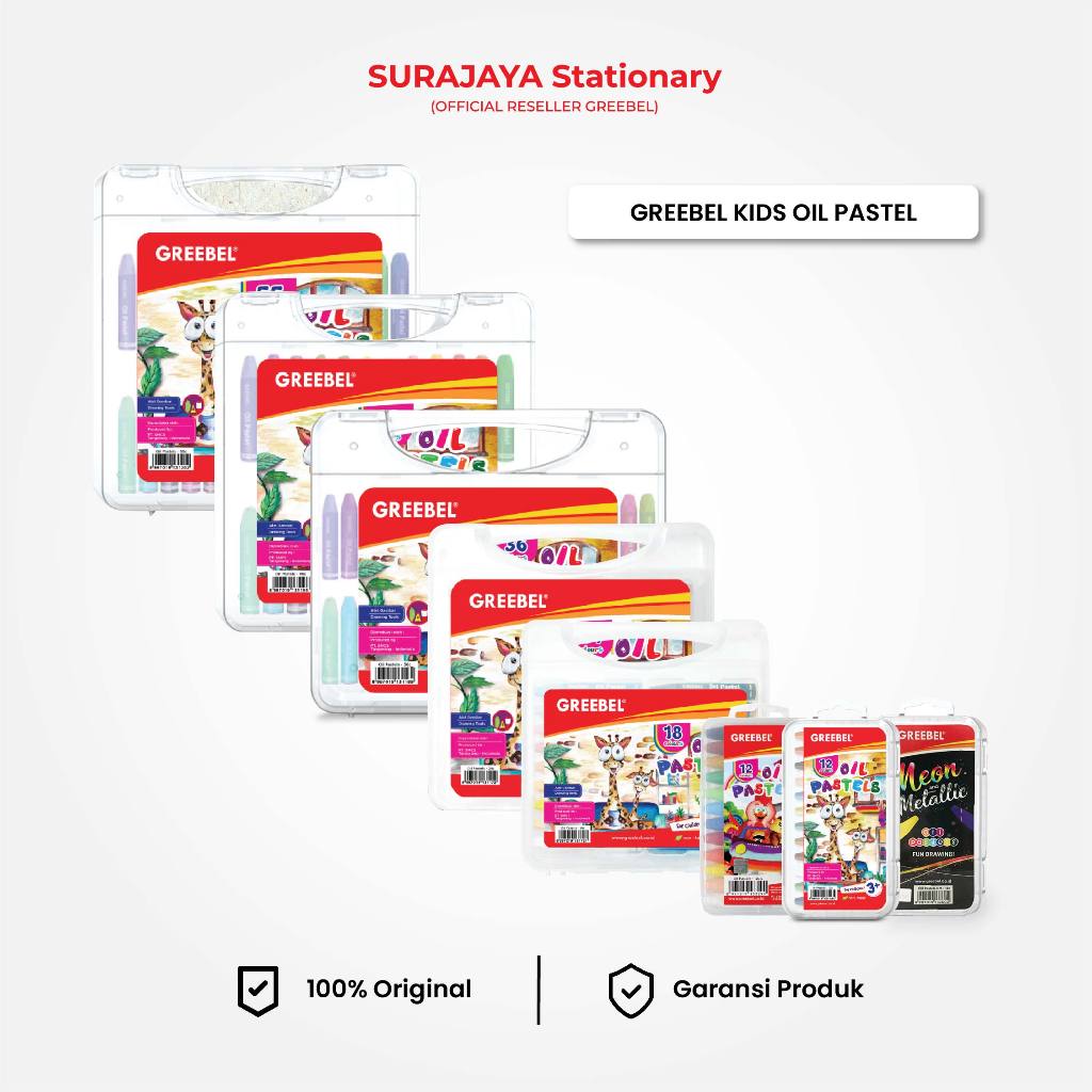 Jual GREEBEL CRAYON KRAYON 12 18 24 36 48 55 WARNA | CRAYON KIDS OIL ...