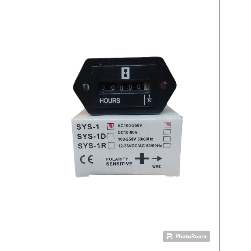 Jual Hour meter sys - 1 AC 220V / Hour meter panel | Shopee Indonesia
