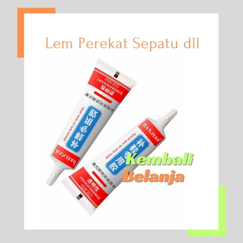 Jual Lem Sepatu Sandal 60 Ml/ Lem Perekat Kuat/ Penambal Sol Sepatu ...