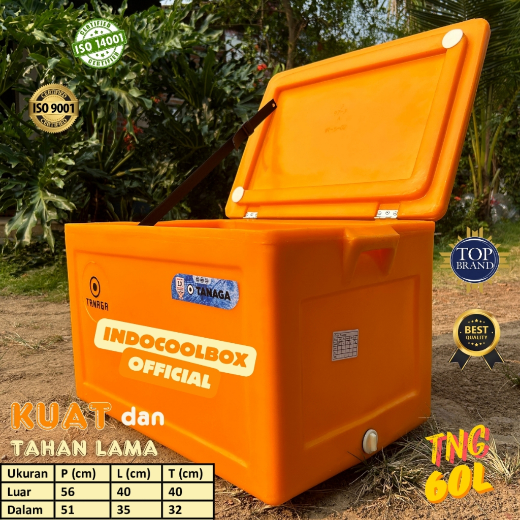 Jual Cooler Box Tanaga 60 Liter Termos Es Kotak Tempat Es Batu Daging ...