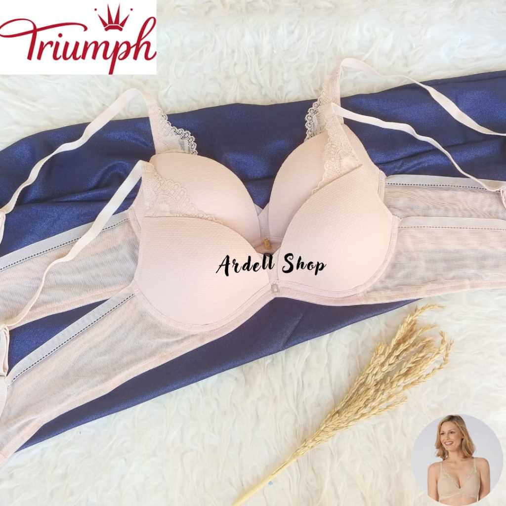 Jual DT TRIUMPH BRA WANITA TANPA KAWAT CUP 34B PAKAIAN DALAM BRANDED LST | Shopee Indonesia