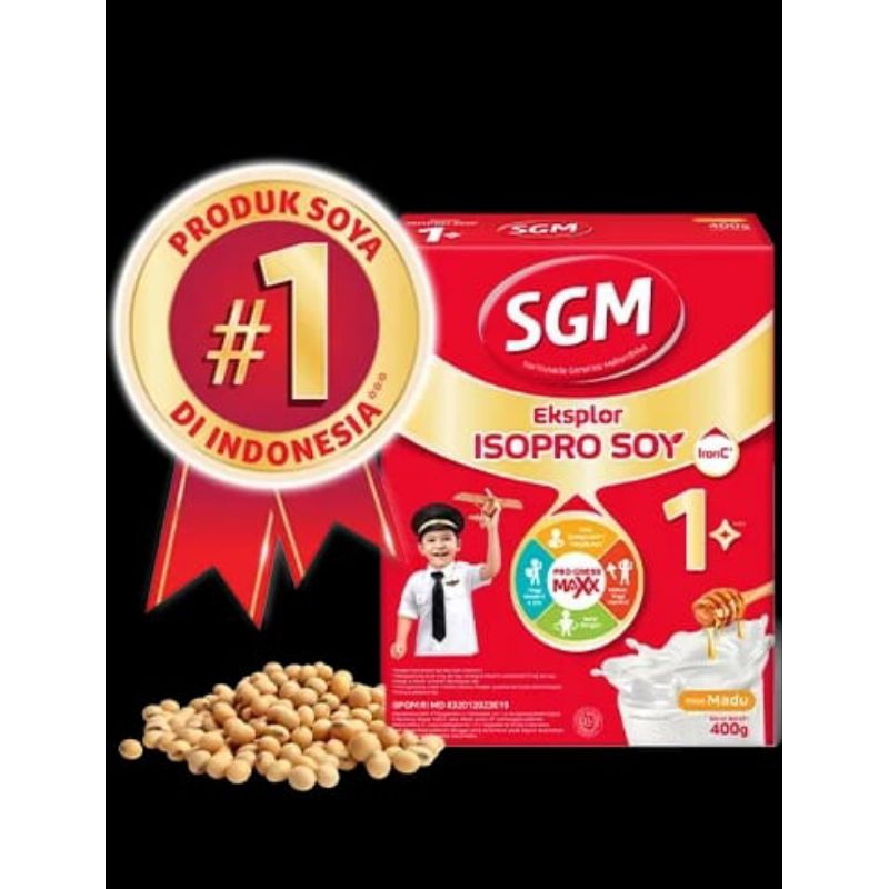 Jual Susu SGM Eksplor 1+ Soya Isopro Susu SGM Soya anak 1-5 tahun ...
