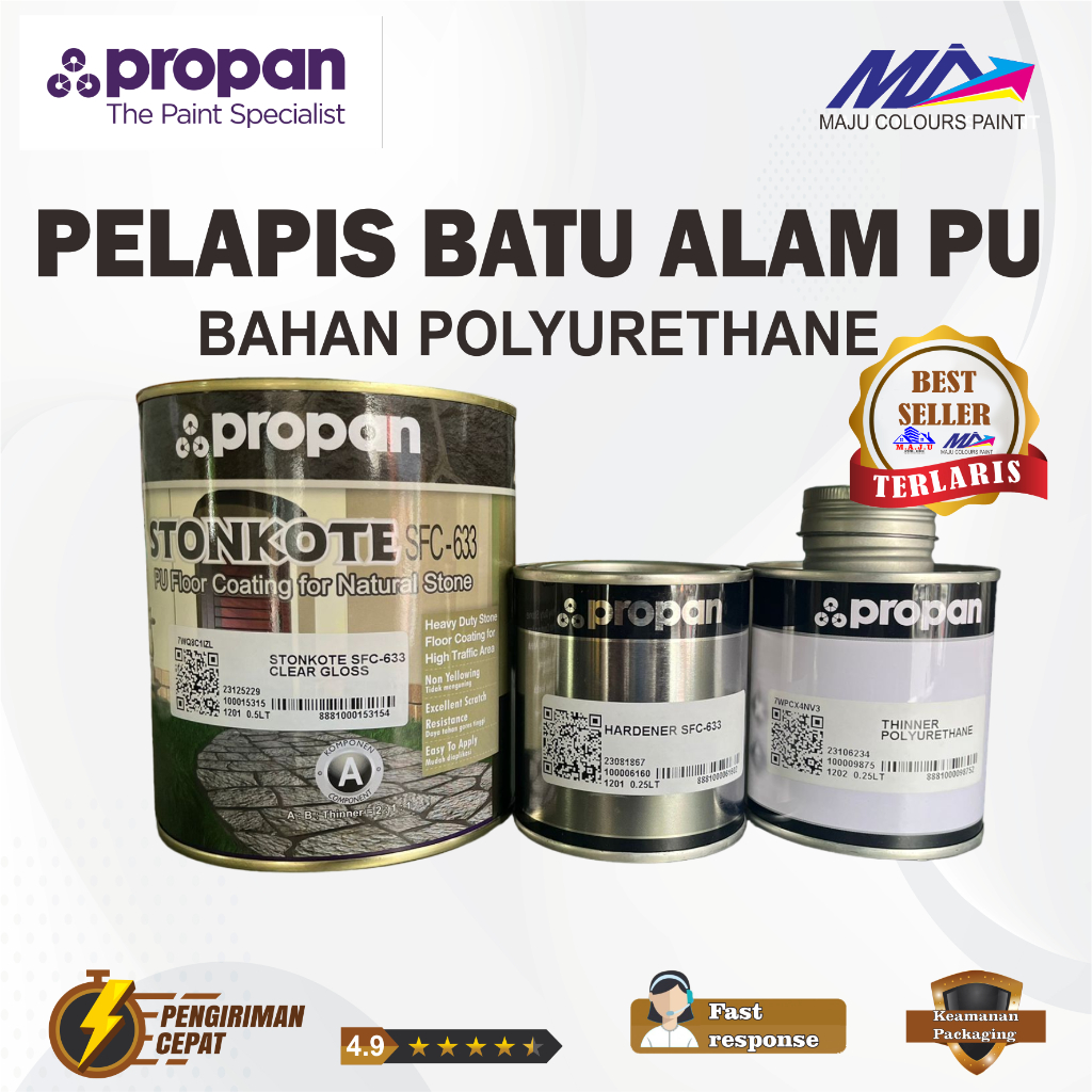 Jual PROPAN STONEKOTE SFC-633 CAT PELAPIS BATU ALAM BAHAN PU ...