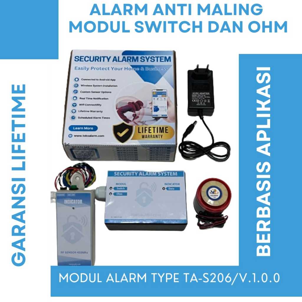 Jual Modul Alarm Anti Maling Type TA-S206/V.1.0.0 Berbasis Android ( APK ) | Shopee Indonesia