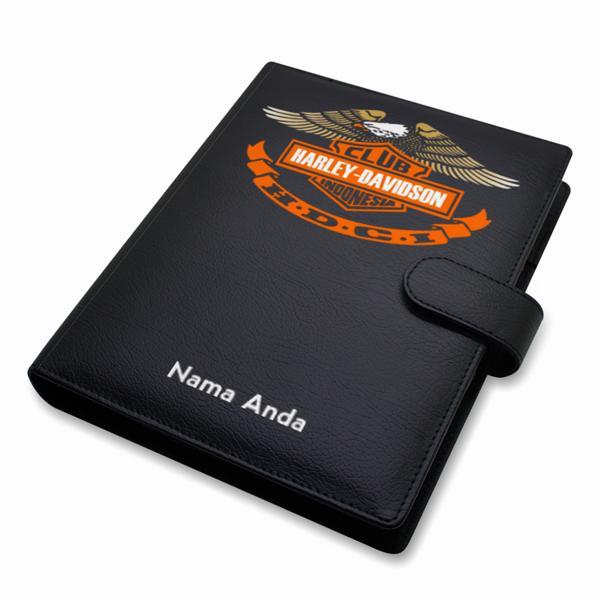 Jual Harley Davidson Binder Notebook A5 Plus Isi Kertas Custom Gambar 2 ...