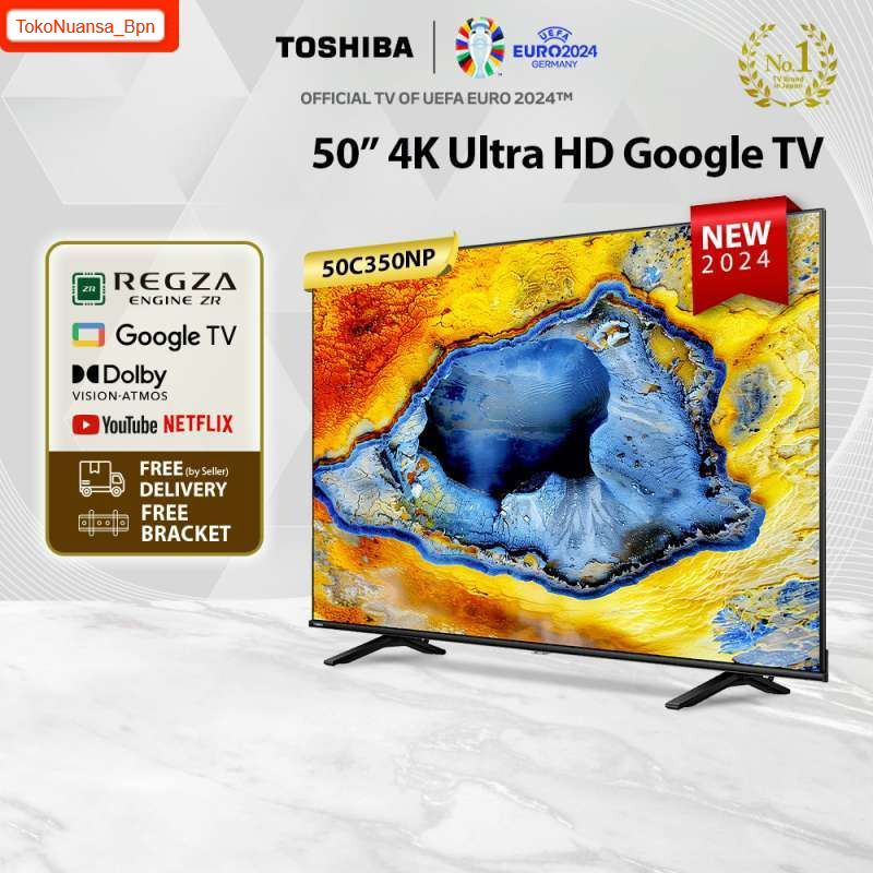 Jual TV LED Toshiba 50C350NP / 50 Inch / 4K UHD Google TV - Dolby ...