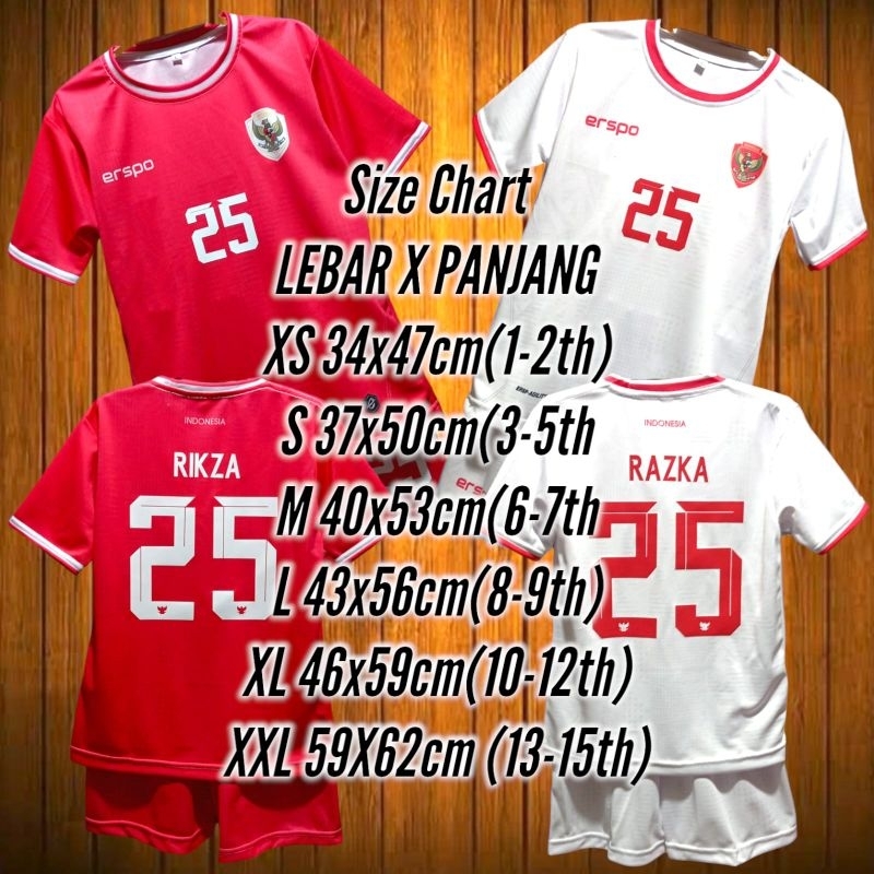 Jual Jersey Timnas Indonesia Setelan Anak Jersey Timnas erspo Baju Olahrga Anak Pakaian Anak ...