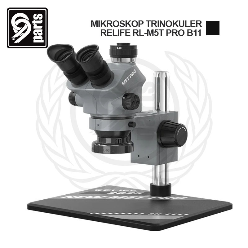 Jual Mikroskop Trinokuler Relife RL-M5T PRO B11 + LED / Microscope ...