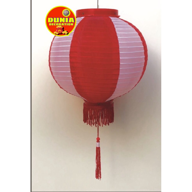 Jual LAMPION KAIN MERAH PUTIH 10 INCH ( 25 CM ) | Shopee Indonesia