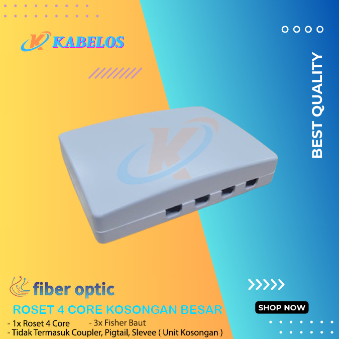Jual Roset Fiber Optic 4 Core kosongan|Roset FO 4 Core | Shopee Indonesia