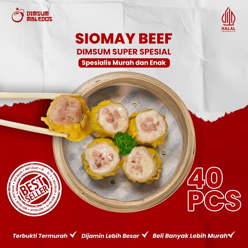 Jual Dimsum Siomay Beef / Siomay Daging Sapi Frozen Isi 40 – Halal ...