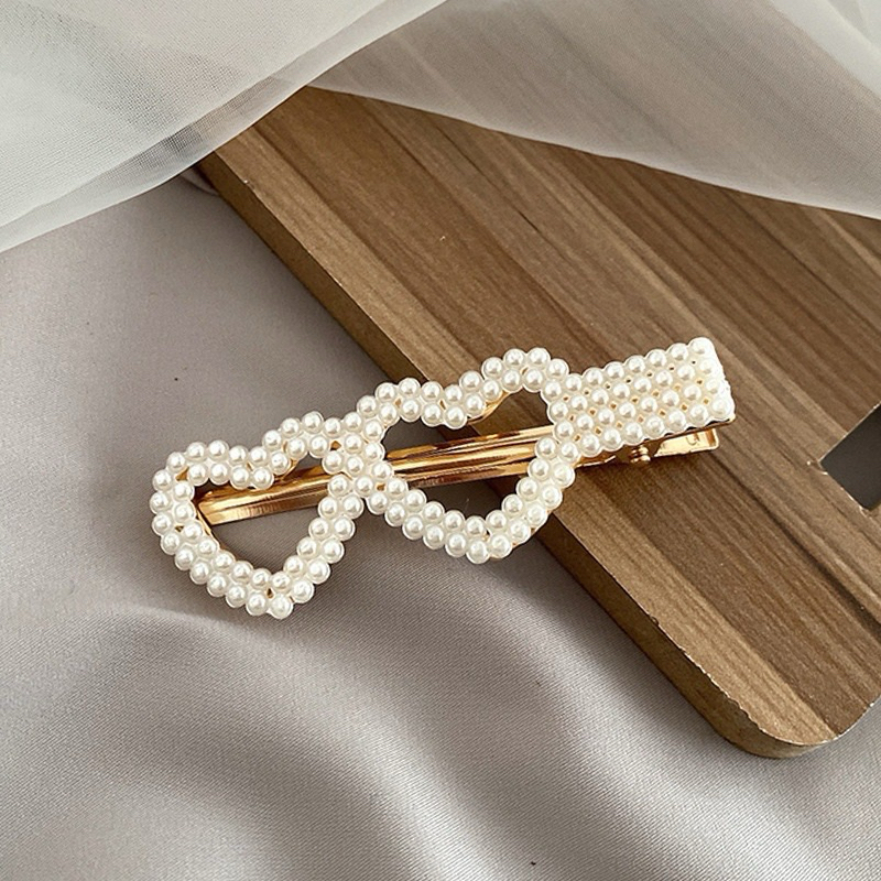 Jual 6 Varian Jepit Rambut Mutiara tip top Korea Wanita / jepit rambut ...