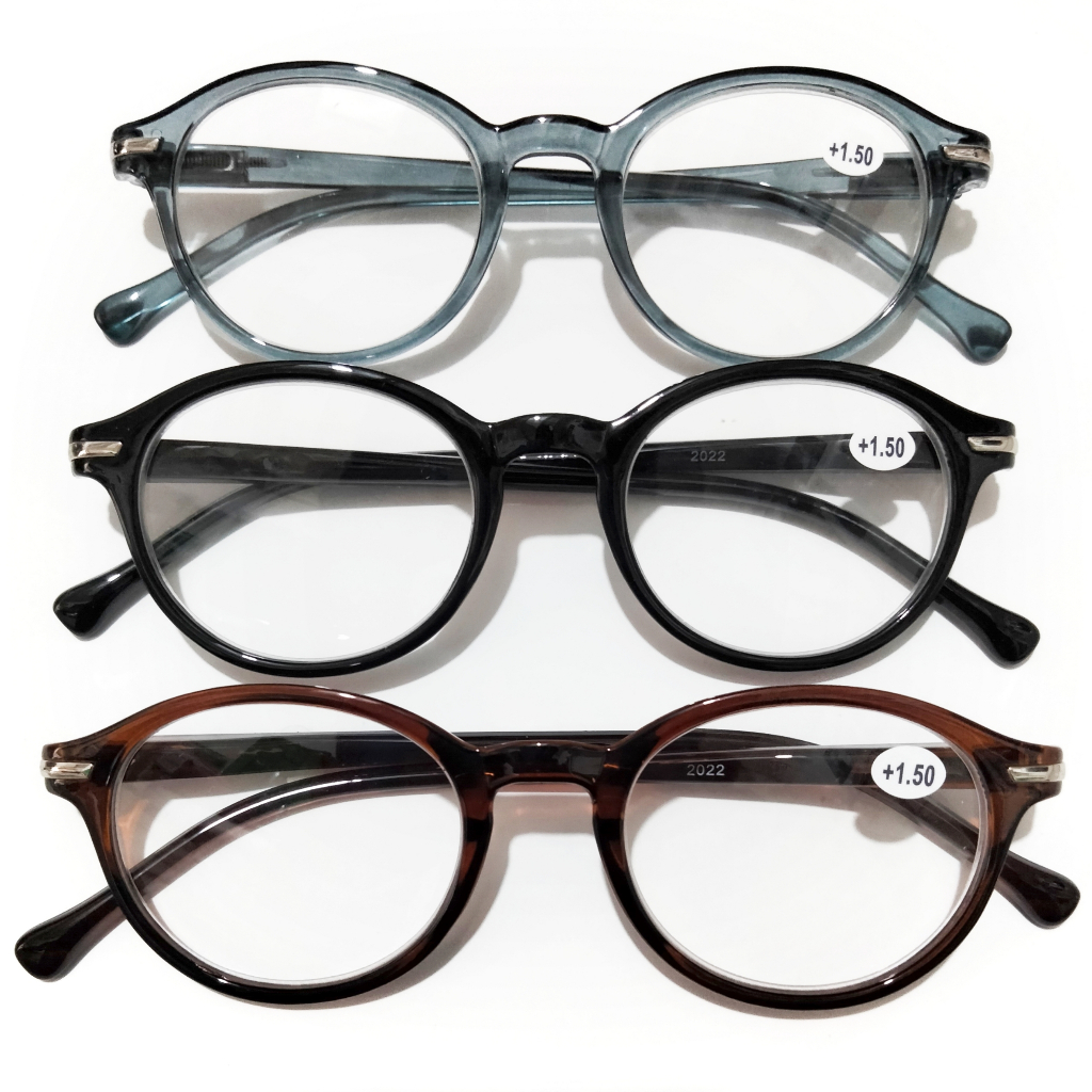 Jual Kacamata Baca Rabun Dekat Oval Pria Wanita ukuran+1.00 s/d+3.00 ...