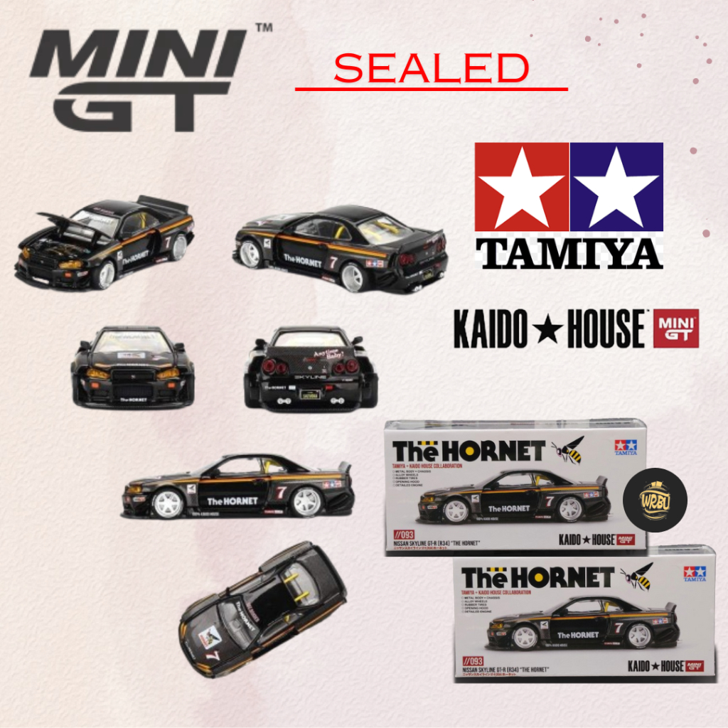 Jual Mini GT Kaido House Hornet Skyline R34 x Tamiya KHMG093 Sealed ...