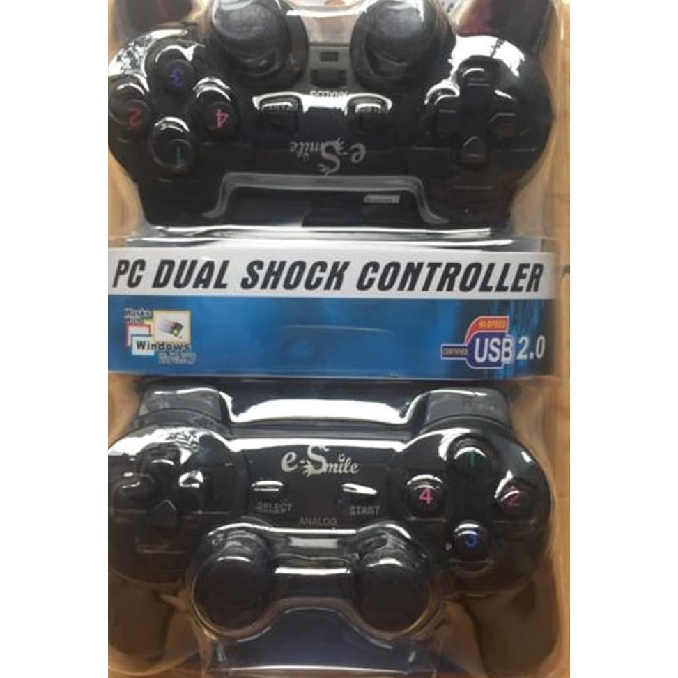 Jual Dah Game Pad Stick PC joystick double PC dual Shock controlgetar ...