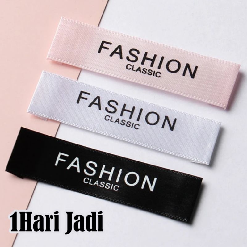 Jual Label Baju / Label Hijab / Label Woven Damask Subtitute | Shopee ...