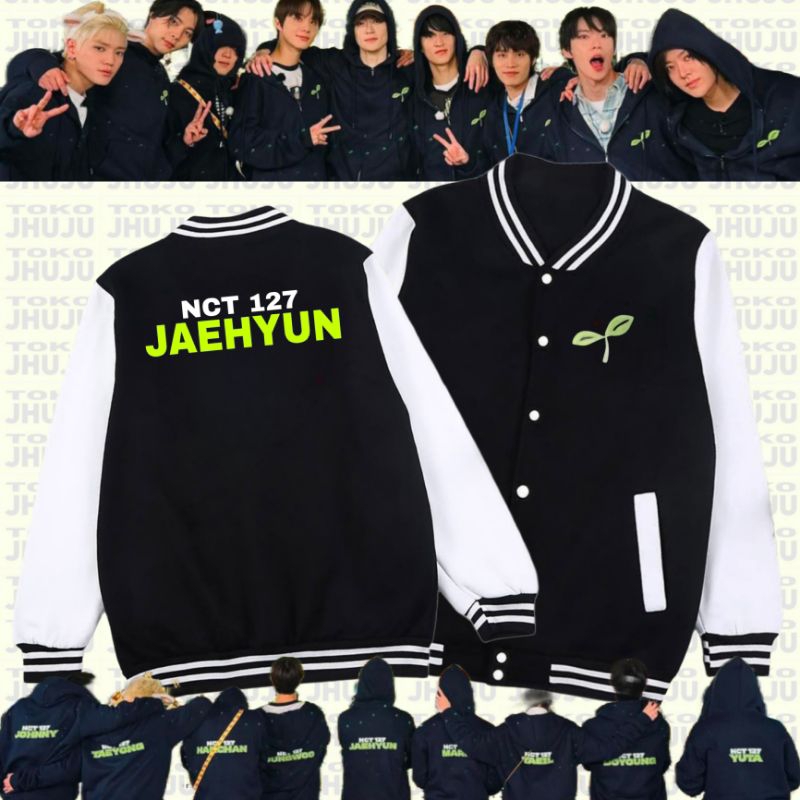 Jual Jaket Varsity Sablon Nct 127 Vibe Logo Daun Nama Member Belakang ...